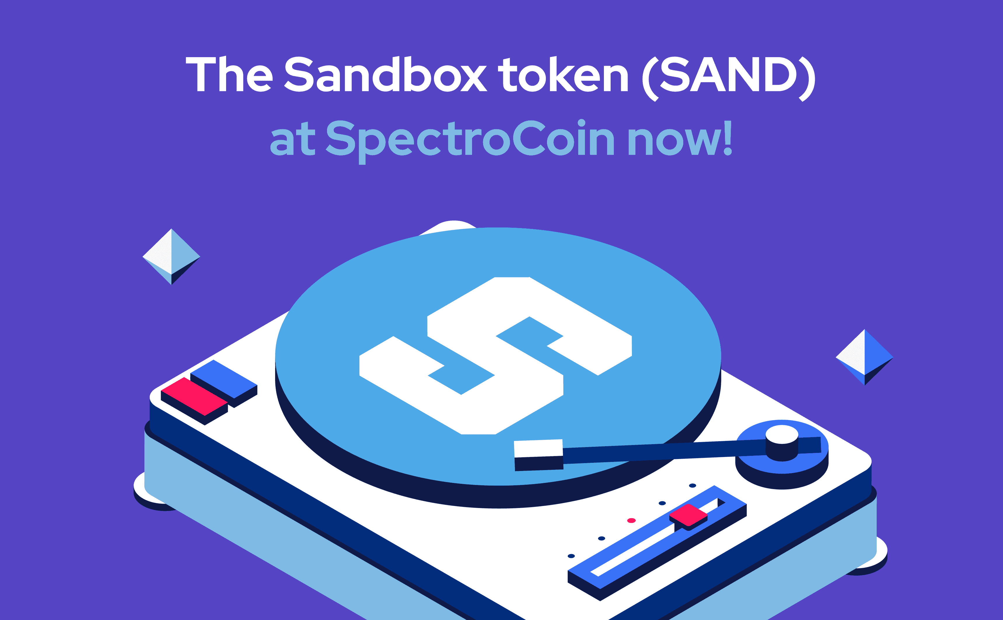 Withdraw, Trade and Accept The Sandbox Token (SAND) - SpectroCoin